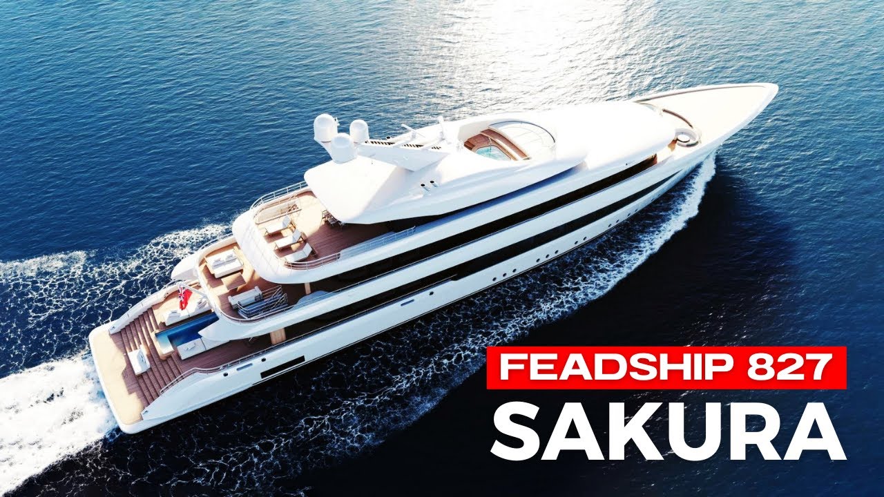 2025 FEADSHIP 827 SAKURA Superyacht: The Ultimate Fusion of Japanese Elegance & Dutch ...