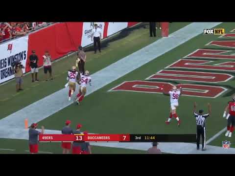 Richard Sherman’s First Interception as a 49er - YouTube