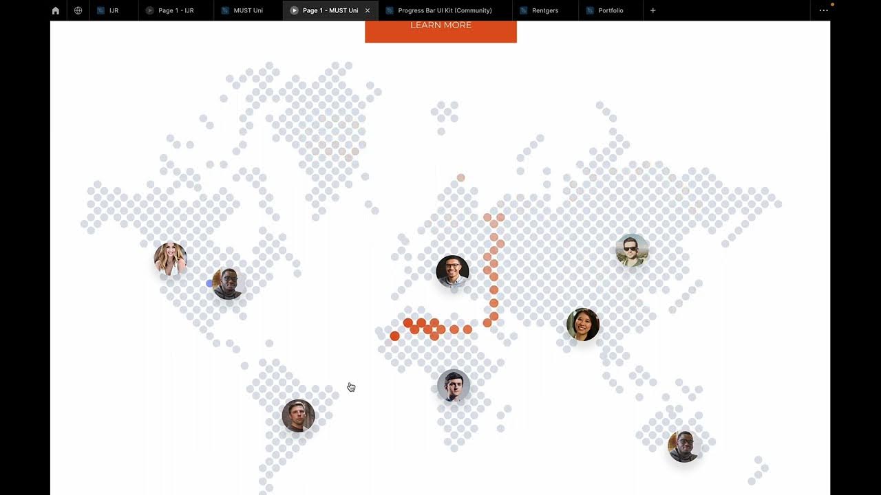 Map hover effect animation Figma - YouTube