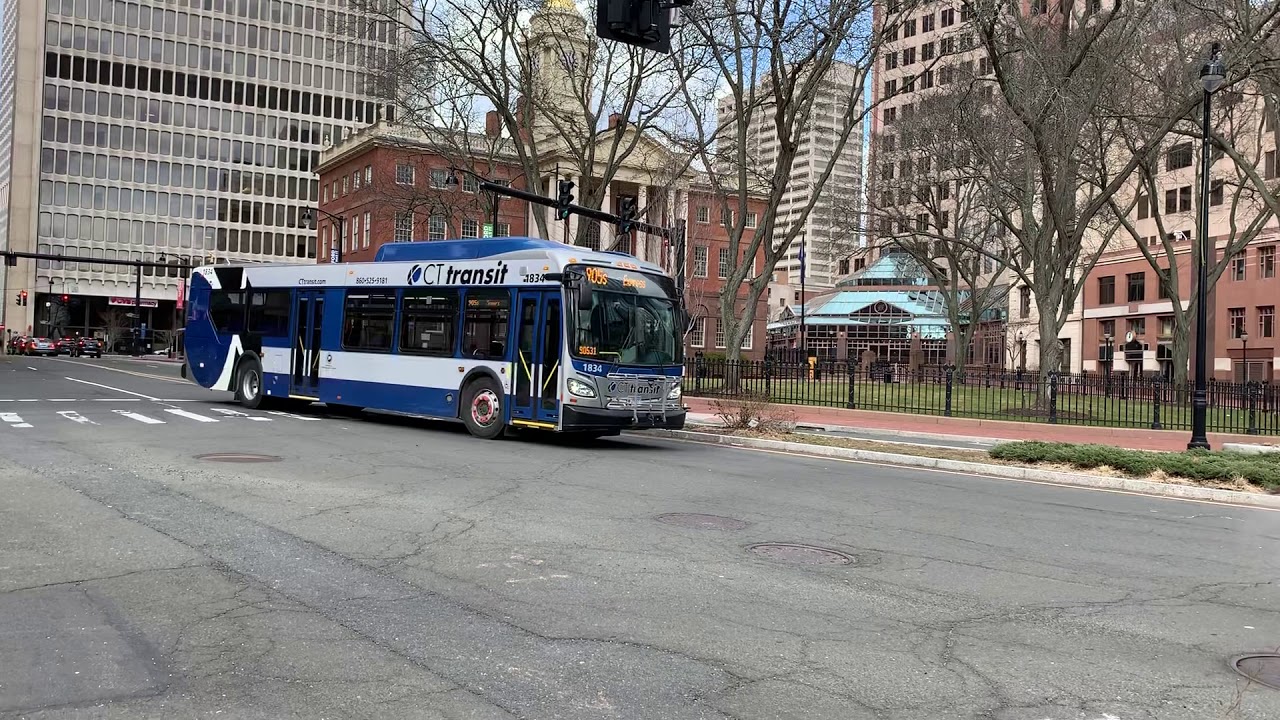 CTtransit #1834 on Route 905S Express - YouTube
