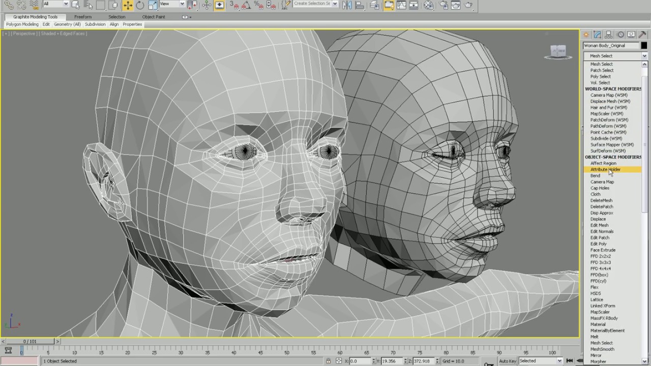 Tutorial: 3ds Max Morpher Modifier - Part 2, with a character. - YouTube