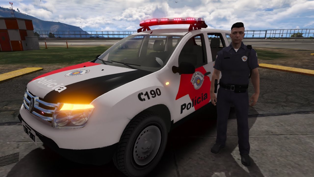 DUSTER PMESP FAZENDO ABORDAGENS - GTA 5 - YouTube