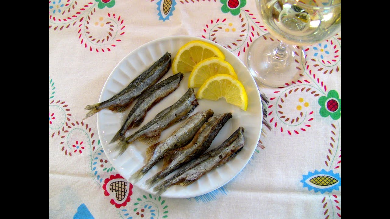 Capelin catching, curing and cooking - YouTube