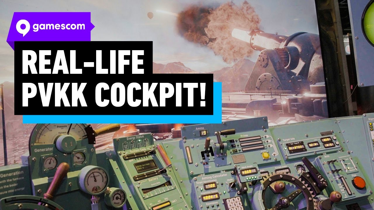 PVKK: We Played it With a Real-Life Cannon Cockpit! | gamescom 2025 ...