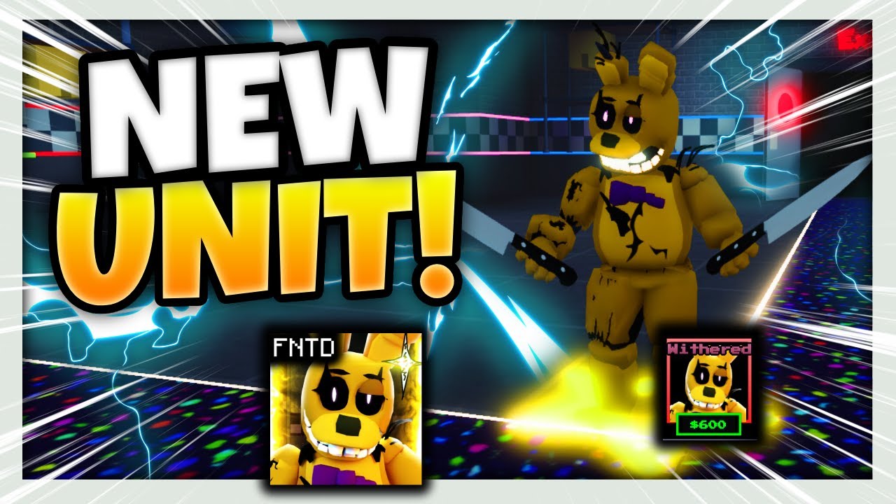 *NEW* TARNISHED SPRINGBONNIE IS ACTUALLY GOOD! 🔥 | Five Nights Tower ...