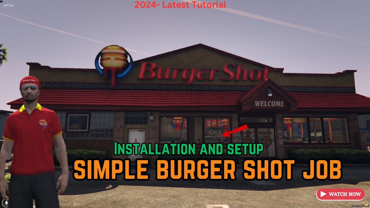 QBCore Burger Shot Job Script | Installation & Showcase | Simple to Use | FiveM Tutorial | 2024 ...
