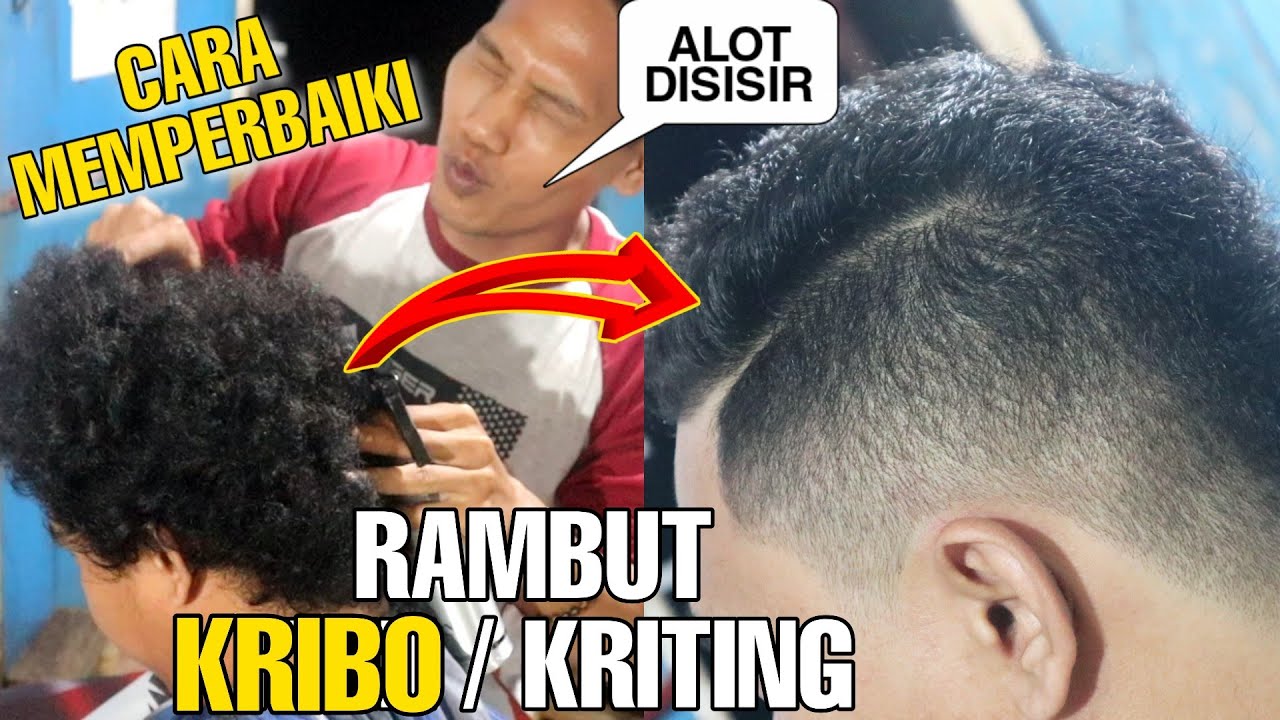 Rambut Kribo Susah di sisir,Cara memotong rambut kriting,apabisa jadi ...
