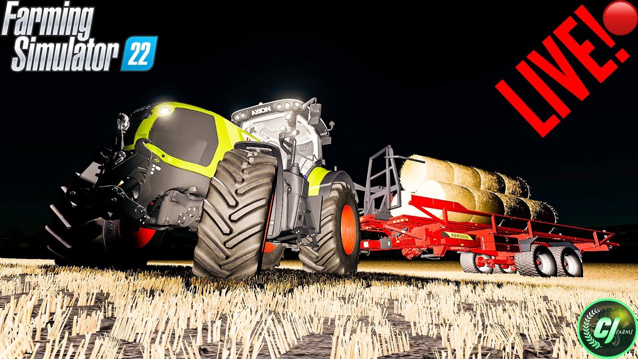 CJ Farms Live!!🔴| Shire Farms Day 6!! | Prepping The Fields! | #fs22 ...