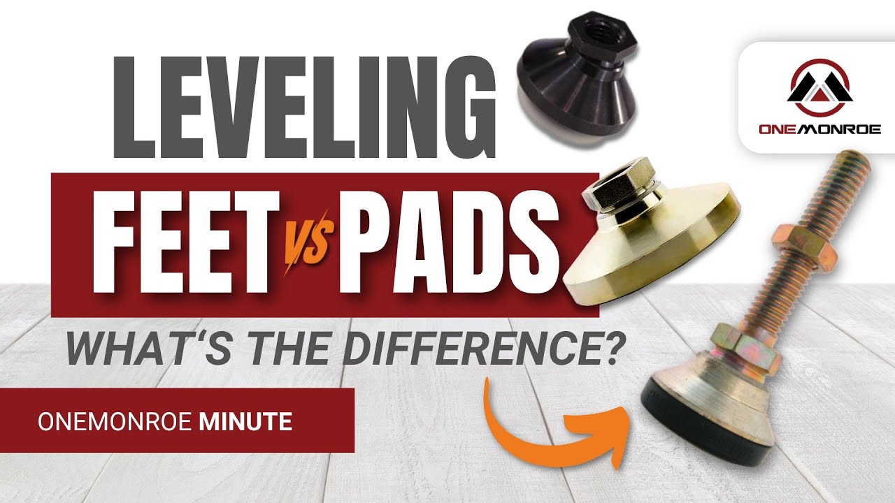 Leveling Feet vs Leveling Pads: What's the Difference? - YouTube