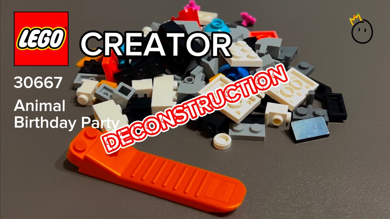 Deconstructing LEGO Creator 30667 Animal Birthday Party | ASMR ...