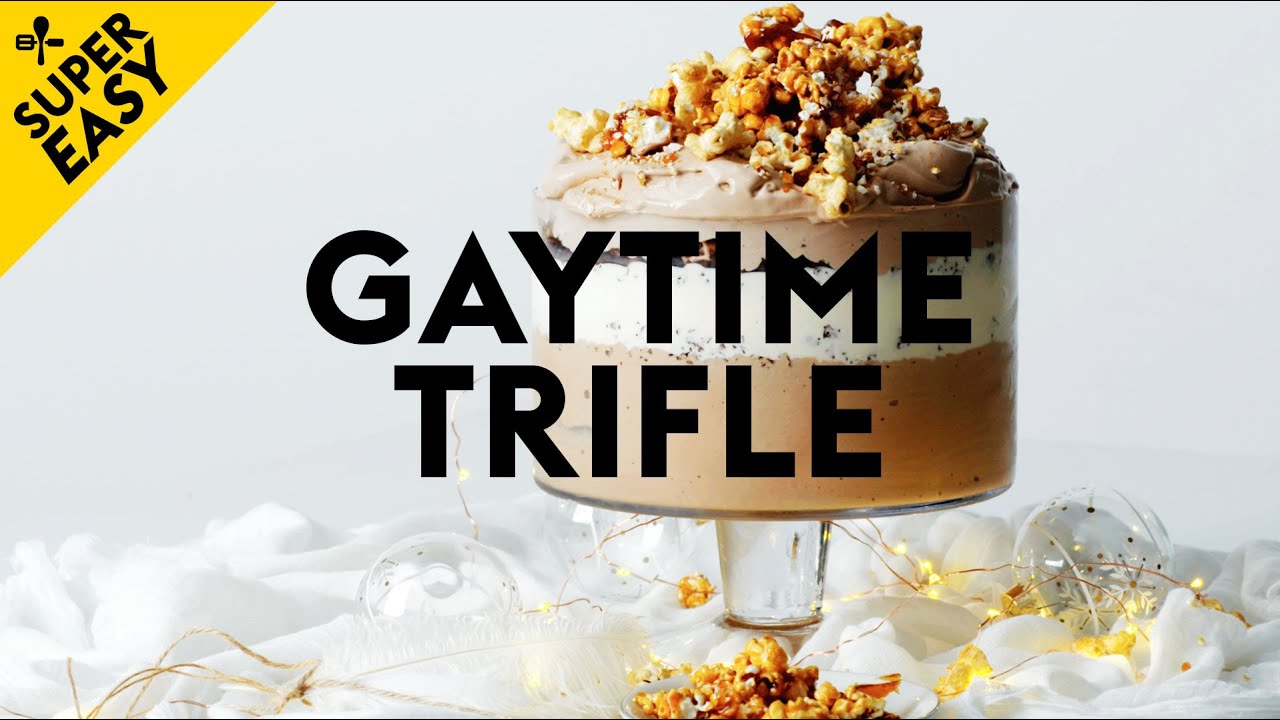 Golden Gaytime trifle dessert recipe with popcorn | delicious ...