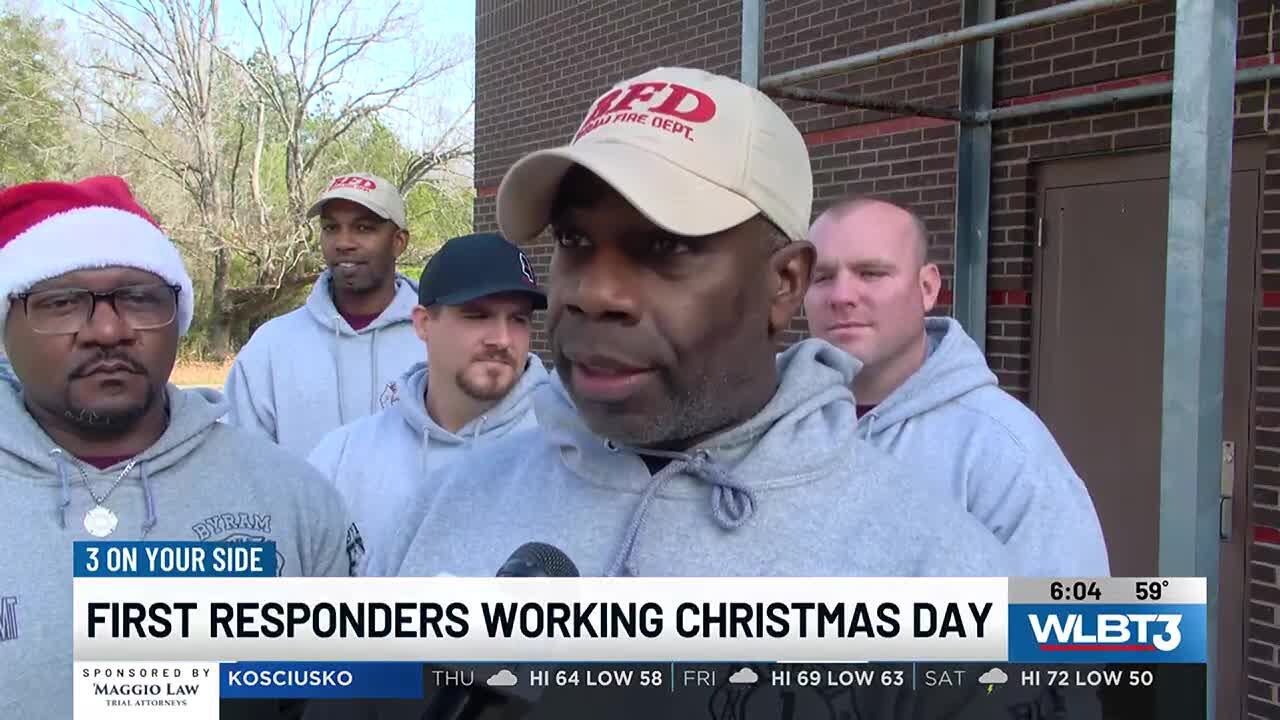 Catching up with first responders working on Christmas Day - YouTube