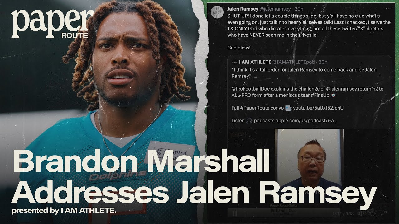 Brandon Marshall: "Nah Bro, You're Not Gonna Keep Doin That." | Paper ...