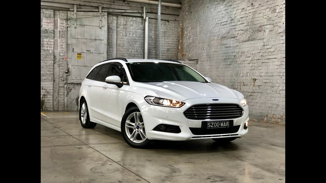 2016 Ford Mondeo MD Ambiente PwrShift White 6 Speed Sports Automatic ...
