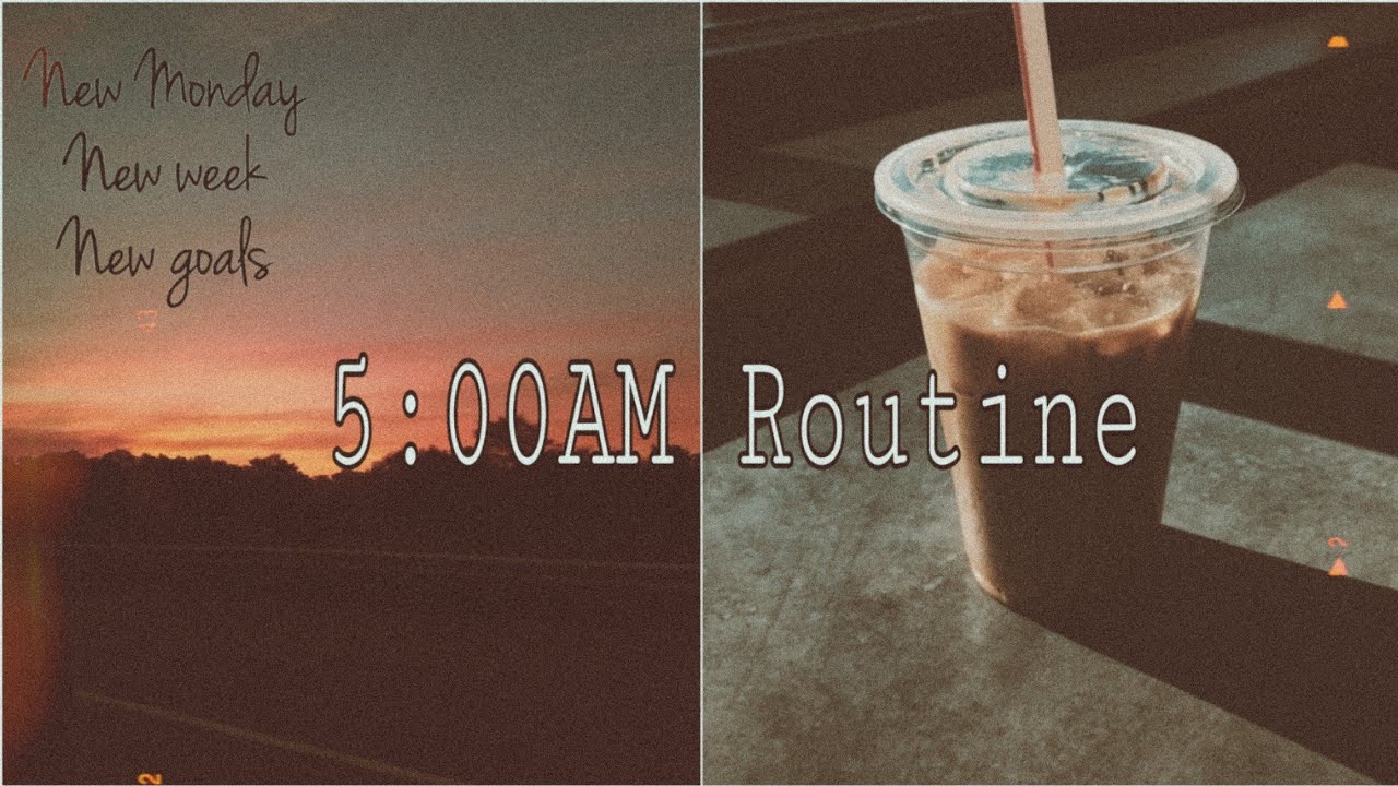 My *5AM* School Morning Routine! - YouTube