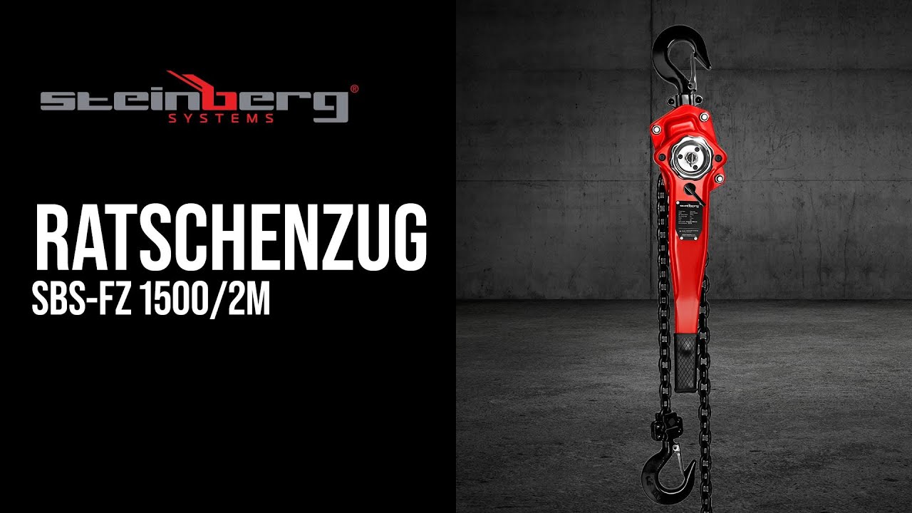 Ratschenzug SBS-FZ 1500/2M | Steinberg Systems | Produktvorstellung ...