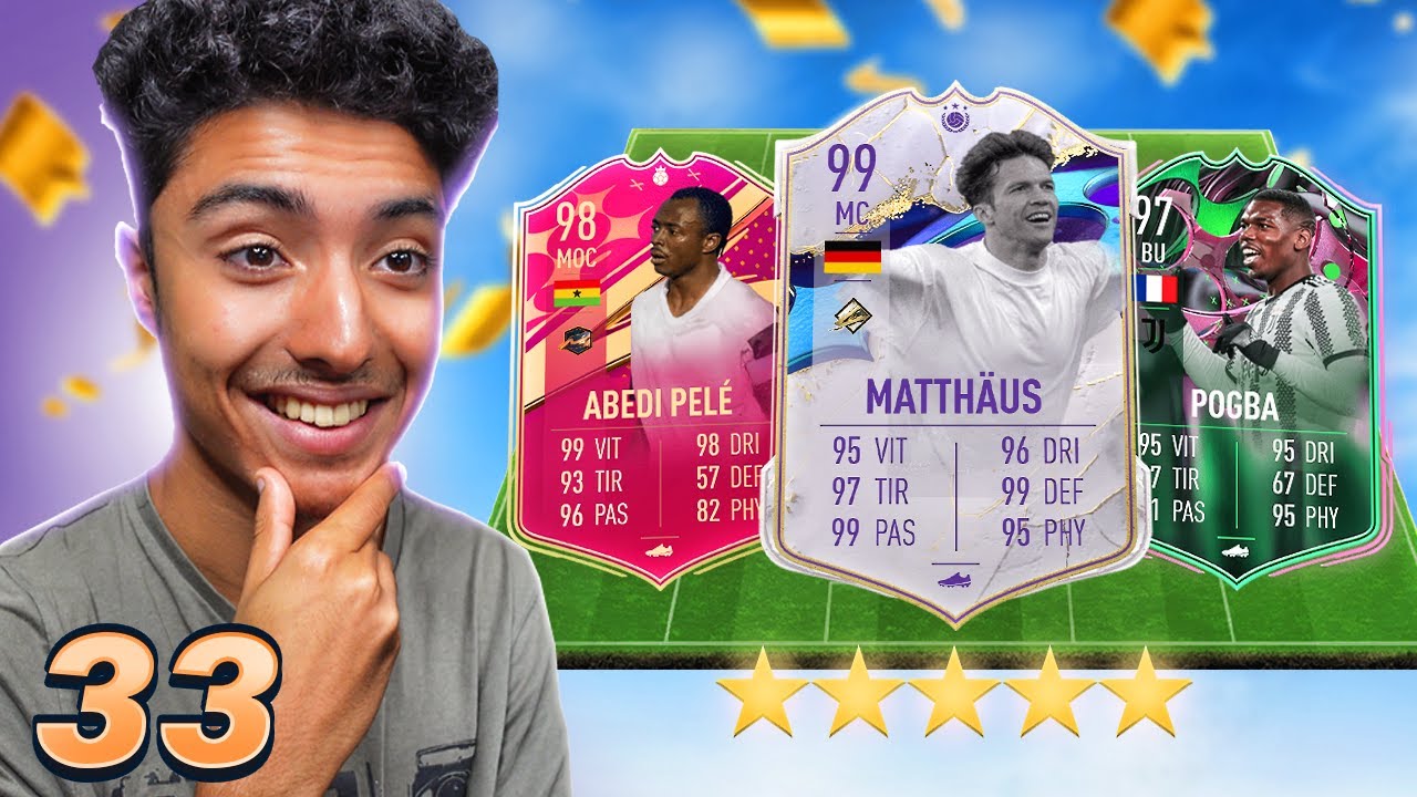 J'ai enfin l'équipe à 198 avec Matthäus 99... Je Recommence FIFA à 0 ...