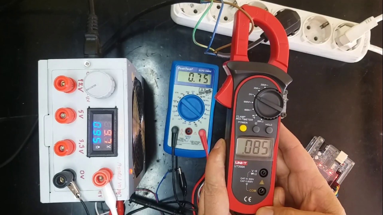 DİJİTAL AVOMTRE VE PENS AMPERMETRE İLE AKIM ÖLÇME - YouTube