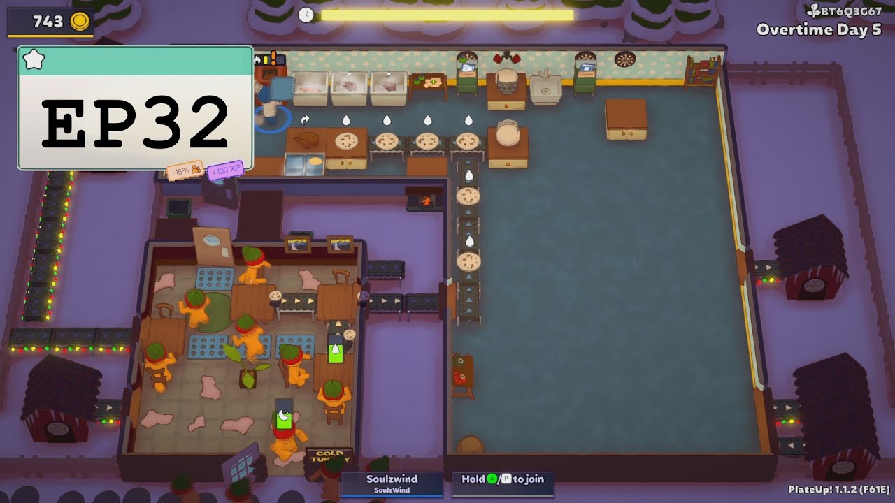 PlateUp! EP32 - (Solo) Bonus 1 - Seasonal Floor Plan! - YouTube