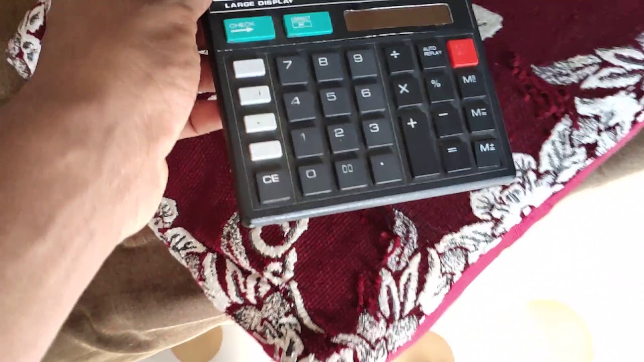 How to turn on a calculator - YouTube
