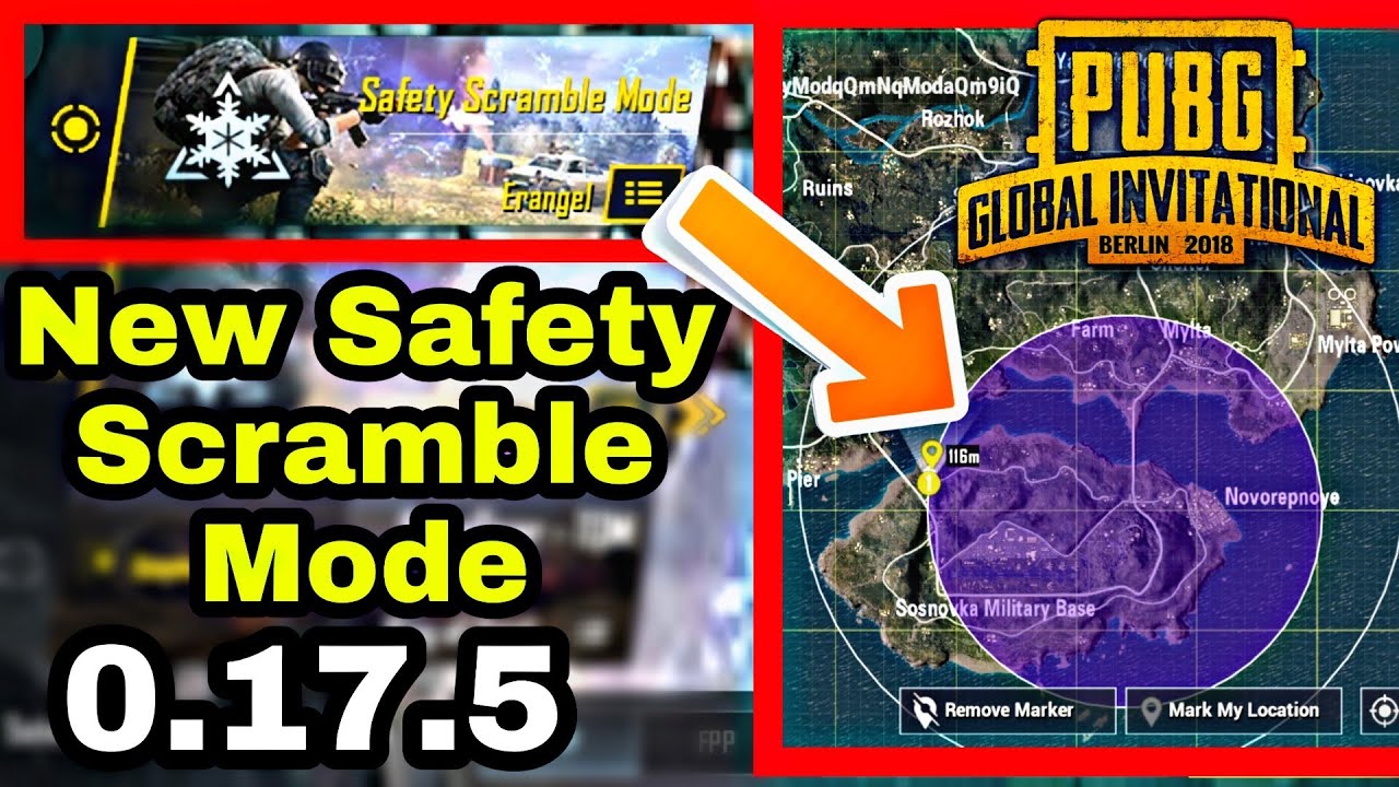 New Scramble Mode PUBG Mobile Update 0.17.5 is Here !! | Explain New ...