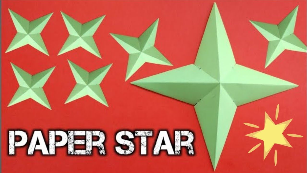 Easy Paper Star Making| How To Make Star | Paper Star #star - YouTube