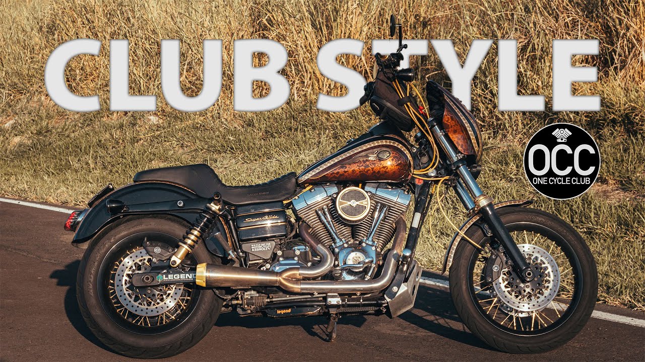 Pilotando uma DYNA CLUB STYLE: Super Glide Custom 110 Anos da Harley ...