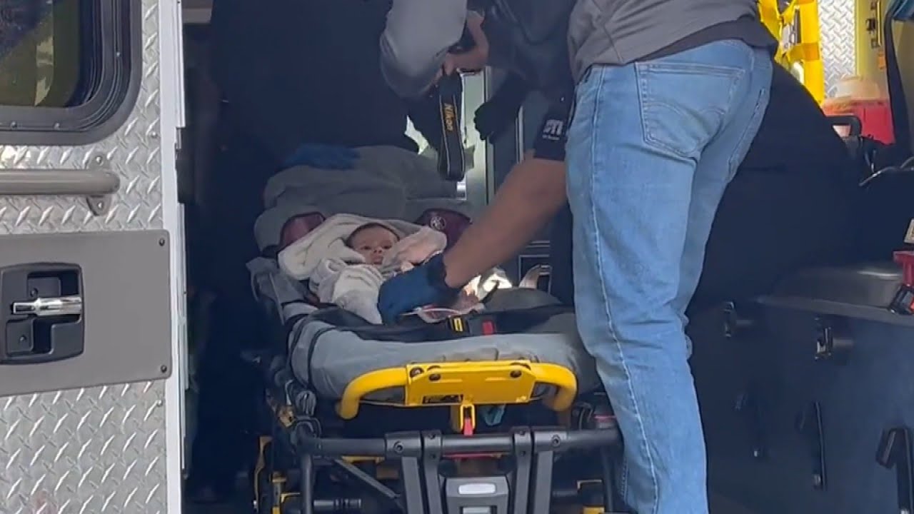 Baby Snatched and Carried Away Is Reunited With Family - YouTube