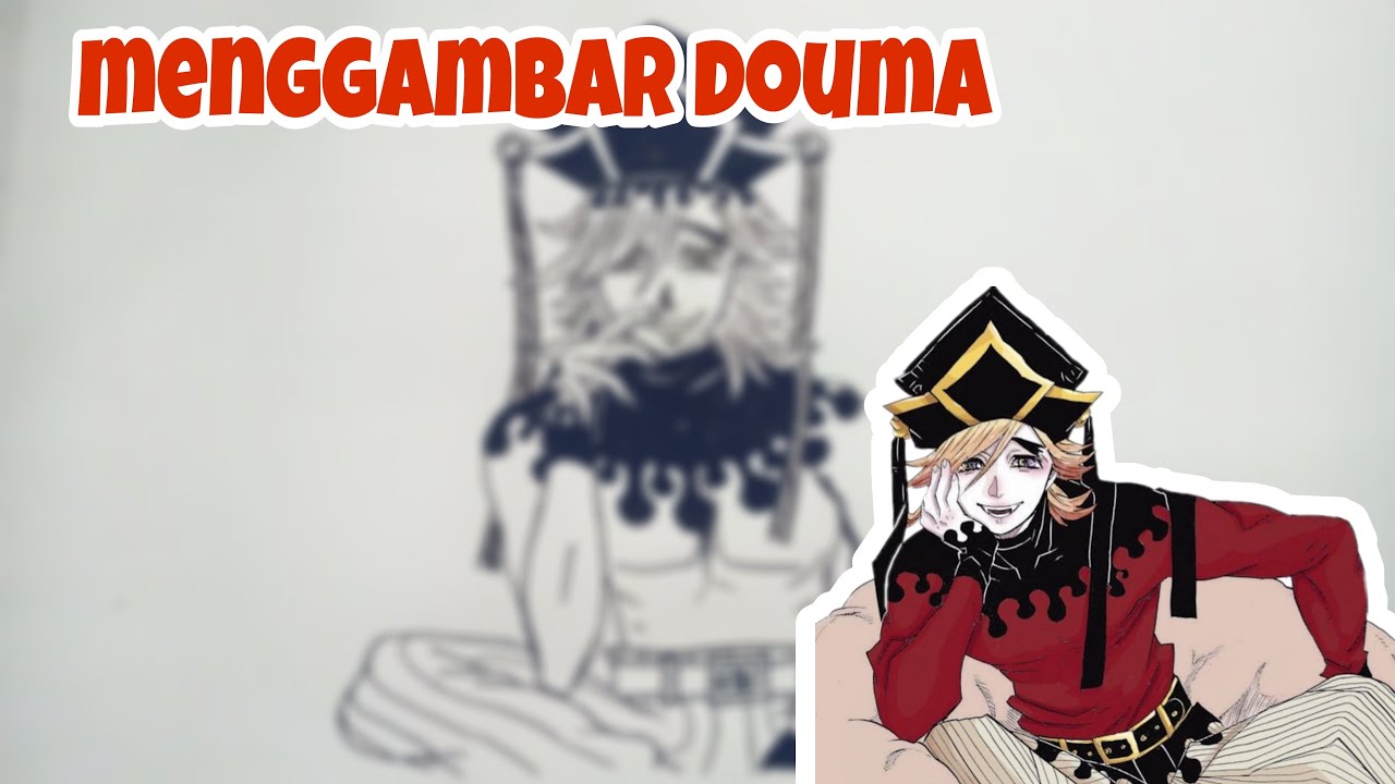 DOUMA | how to draw douma DEMON SLAYERS, KIMETSU NO YAIBA, UPPER MOON 2 ...