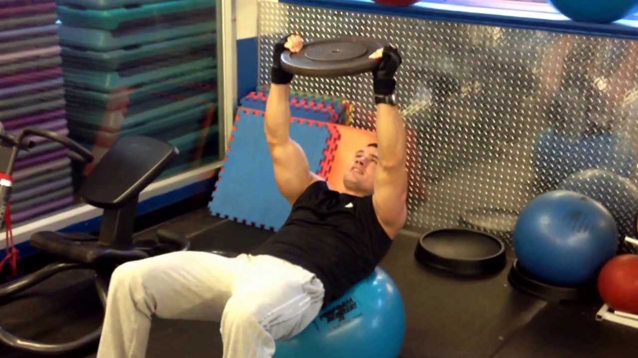 High crunch with weight - YouTube