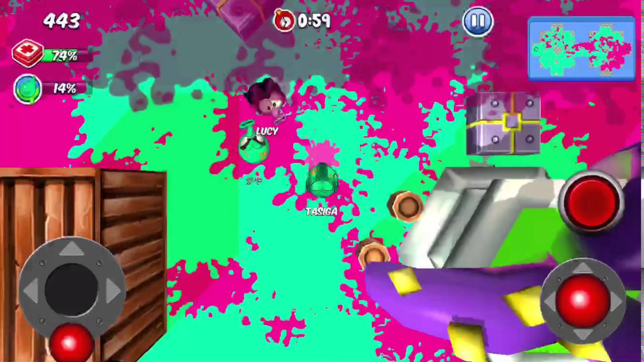 スマホ版スプラトゥーン Splat Wars をプレイしてみた 【無言プレイ】 - YouTube