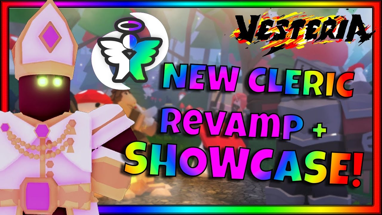 Vesteria - Reworked Cleric Showcase! (New Stats/Skills) - YouTube