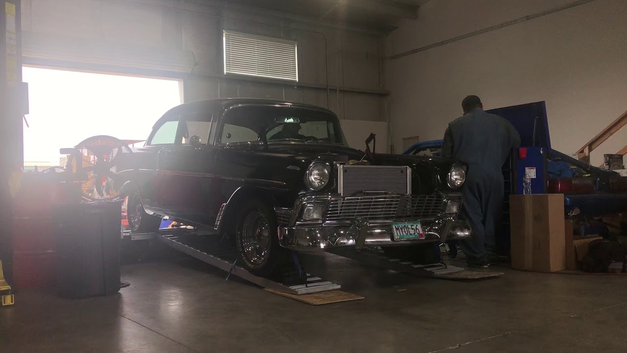 56 Chevy 427 SBC - YouTube