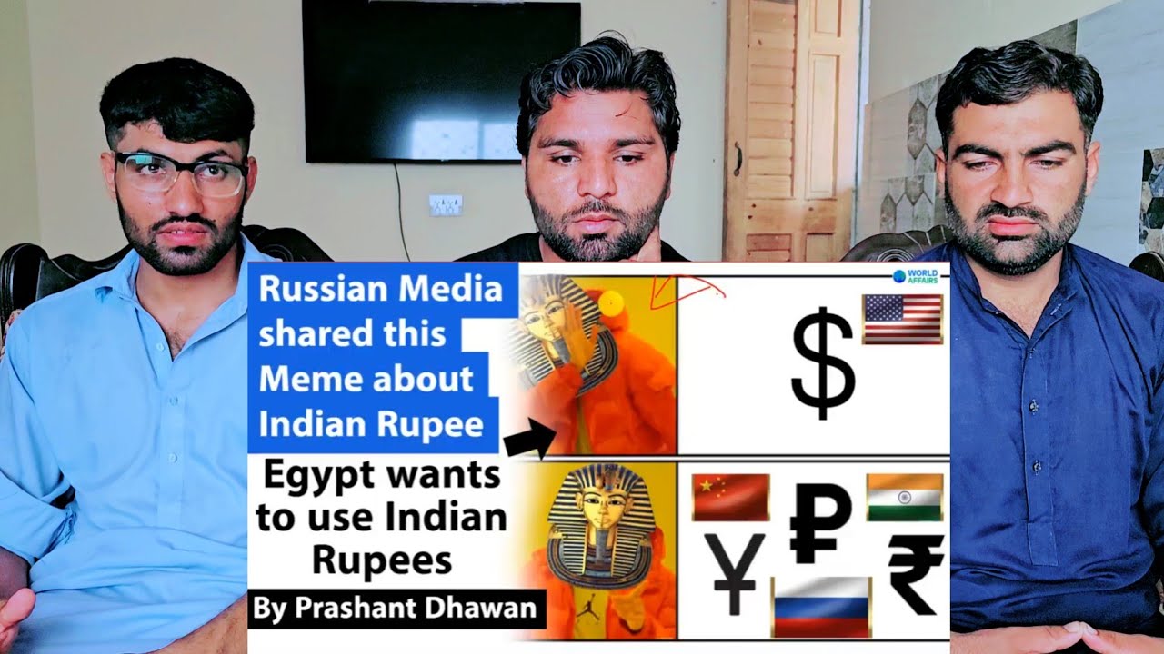 Russian Media shared this Meme about Indian Rupee Egypt wants to use ...