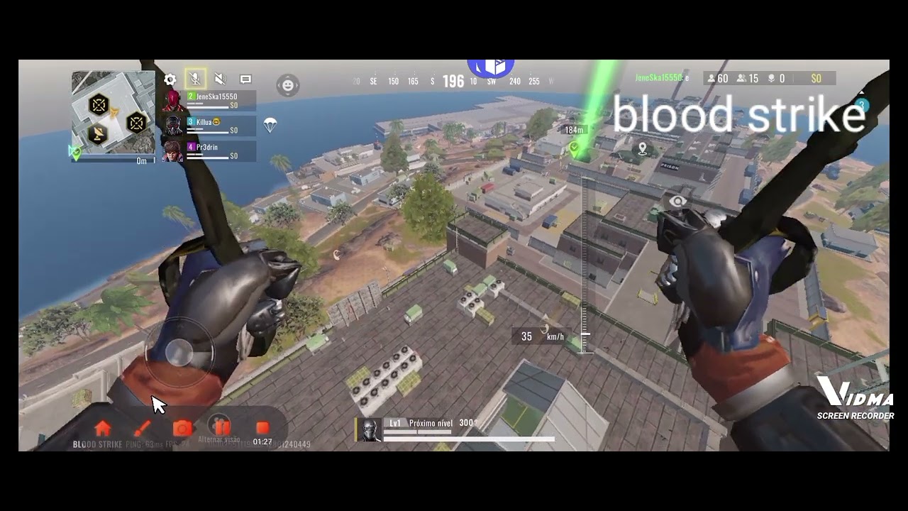 joguei blood mas parou de grava kkk - YouTube