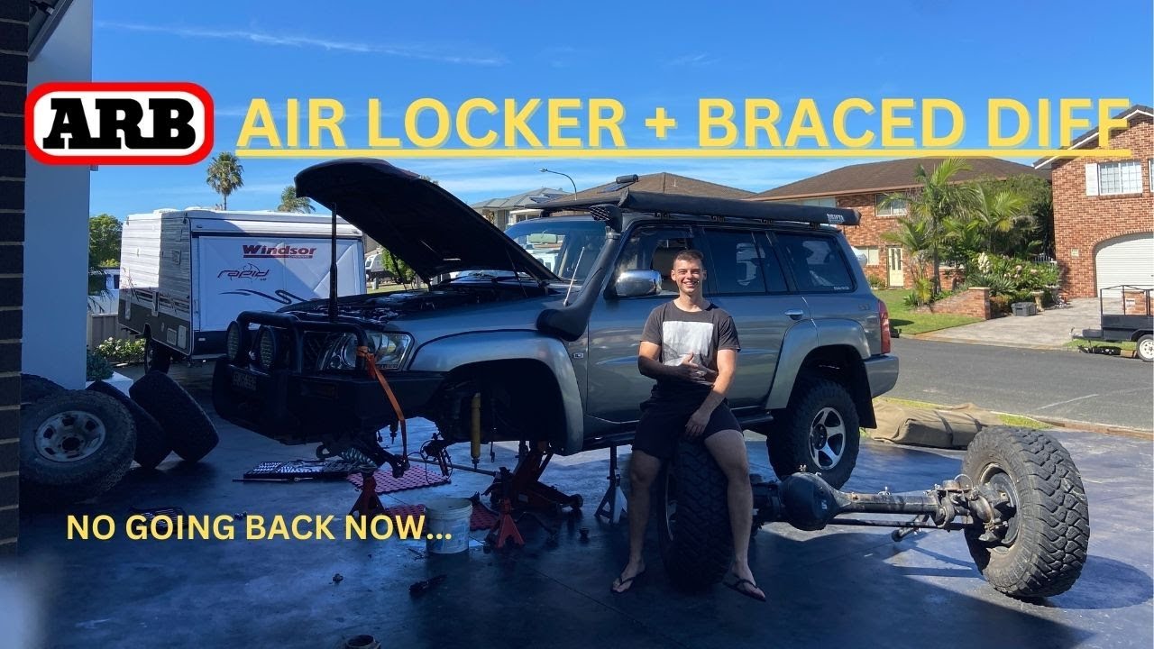 Installing An ARB Air Locker And Braced Diff In My GU Patrol - YouTube