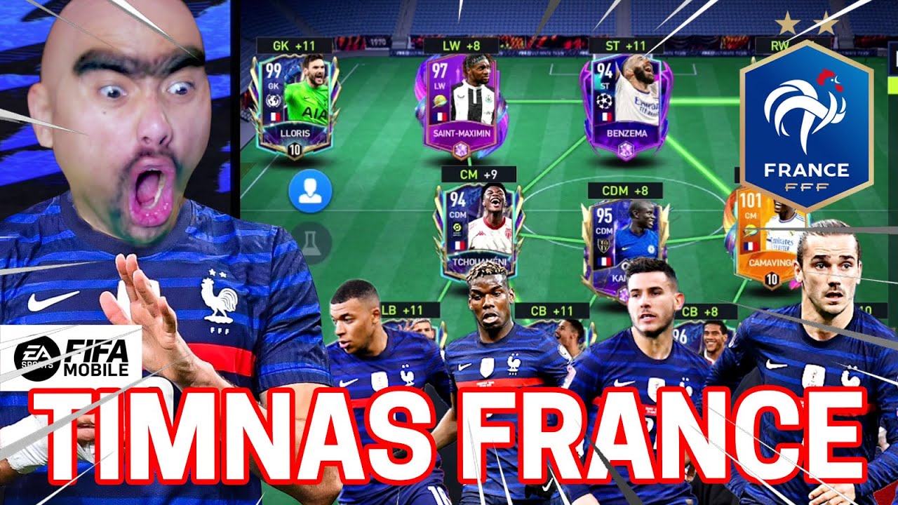 SETELAH 3 MINGGU PENANTIAN SQUAD FULL TIMNAS FRANCE - FIFA Mobile 2022 ...