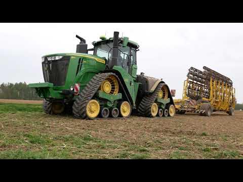 JOHN DEERE 9RX590 & Bednar Swifter SM 14000 | předseťové přípravy | Senice na Hané 2023 🟢🟡 - YouTube
