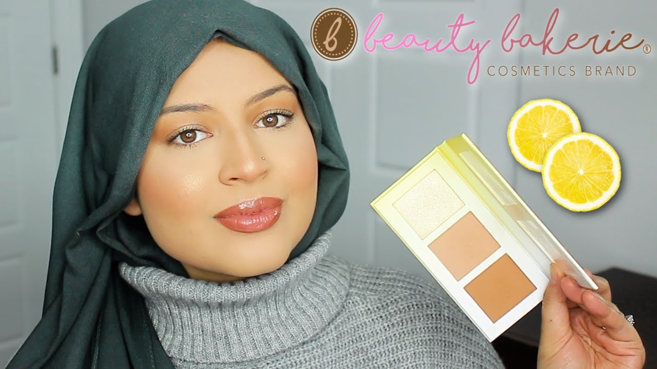 BEAUTY BAKERIE LEMON BAR FACE PALETTE REVIEW & TUTORIAL | GLOWY GLOSSY ...