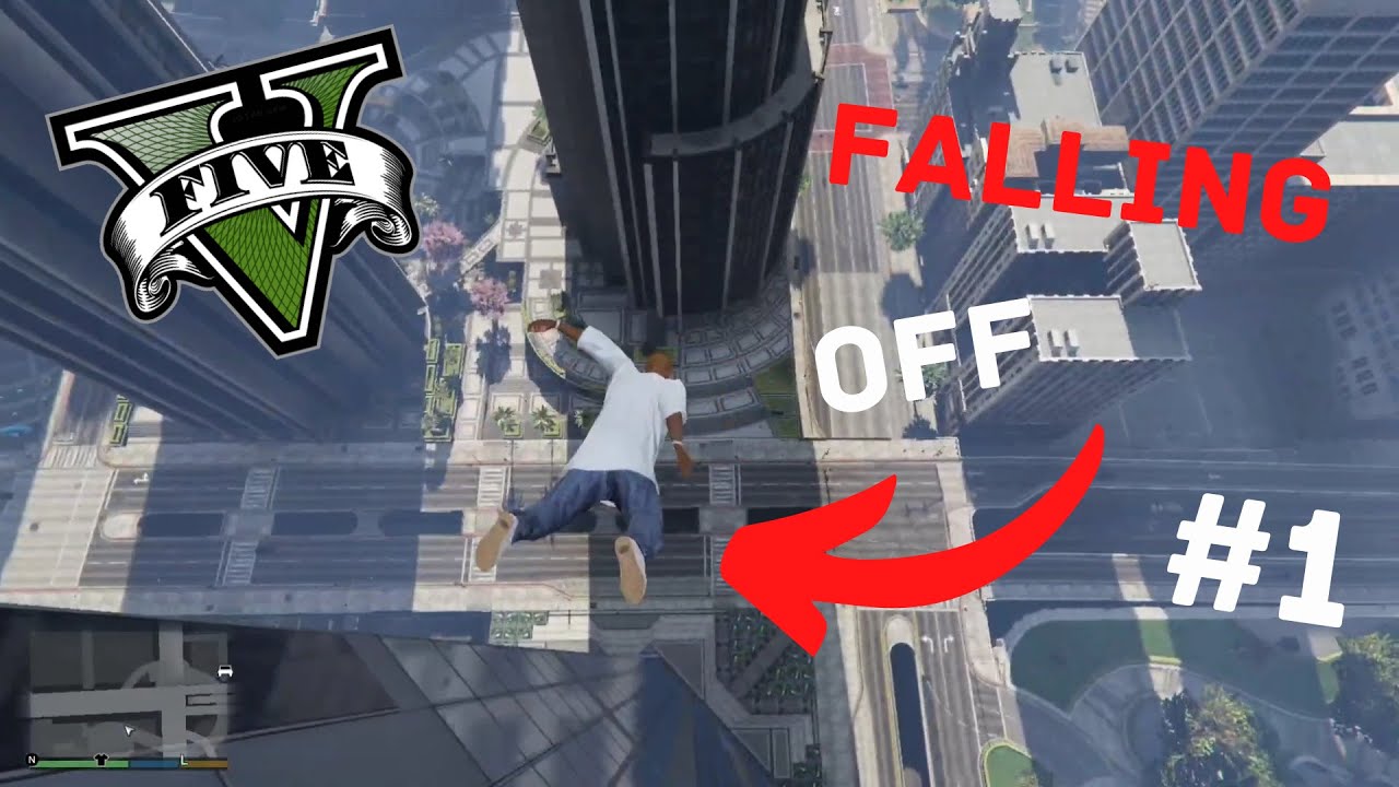 GTA 5 - Falling off Highest Buildings Compilation #1 - Funny Moments ...