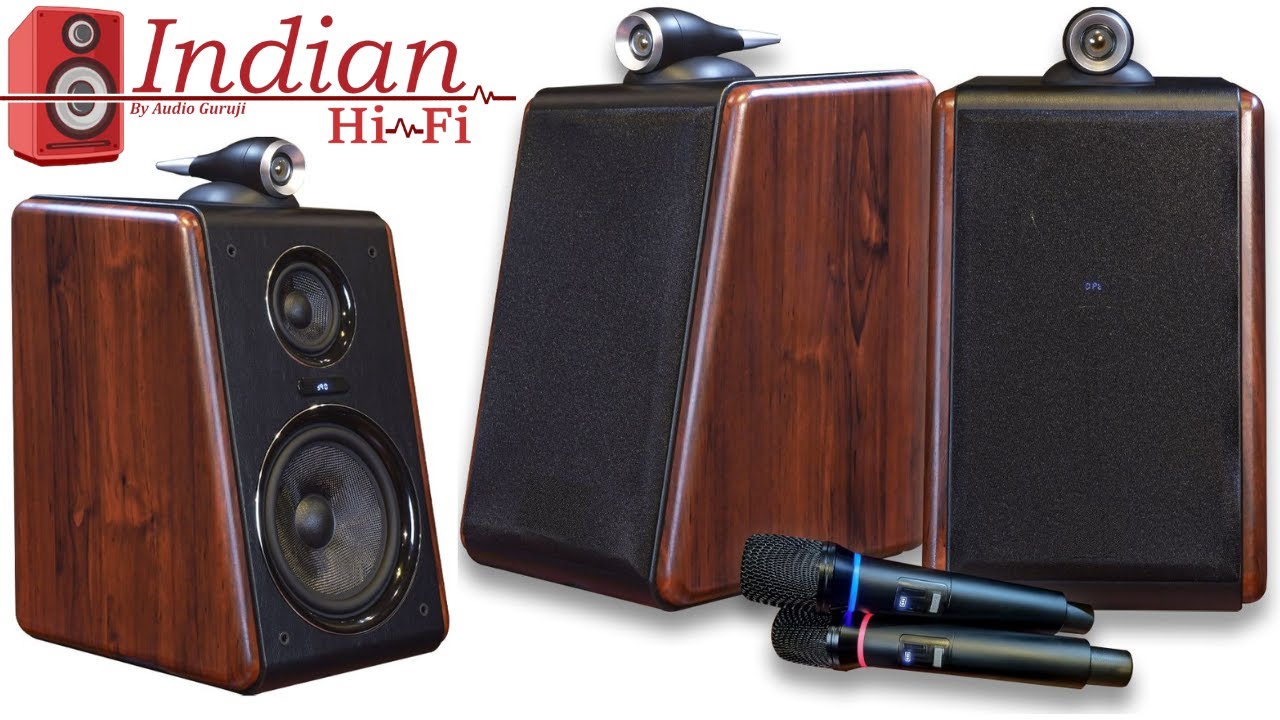 Indian HI-FI AS-83 3 way active bookshelf speakers || best karaoke speaker || high end speakers ...