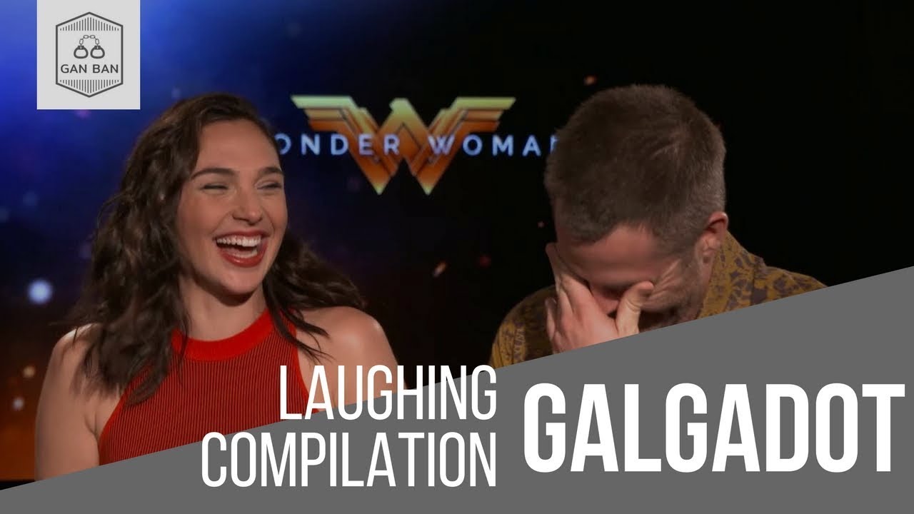 Gal Gadot laughing compilation -Most Beautiful | Wonder Woman - YouTube