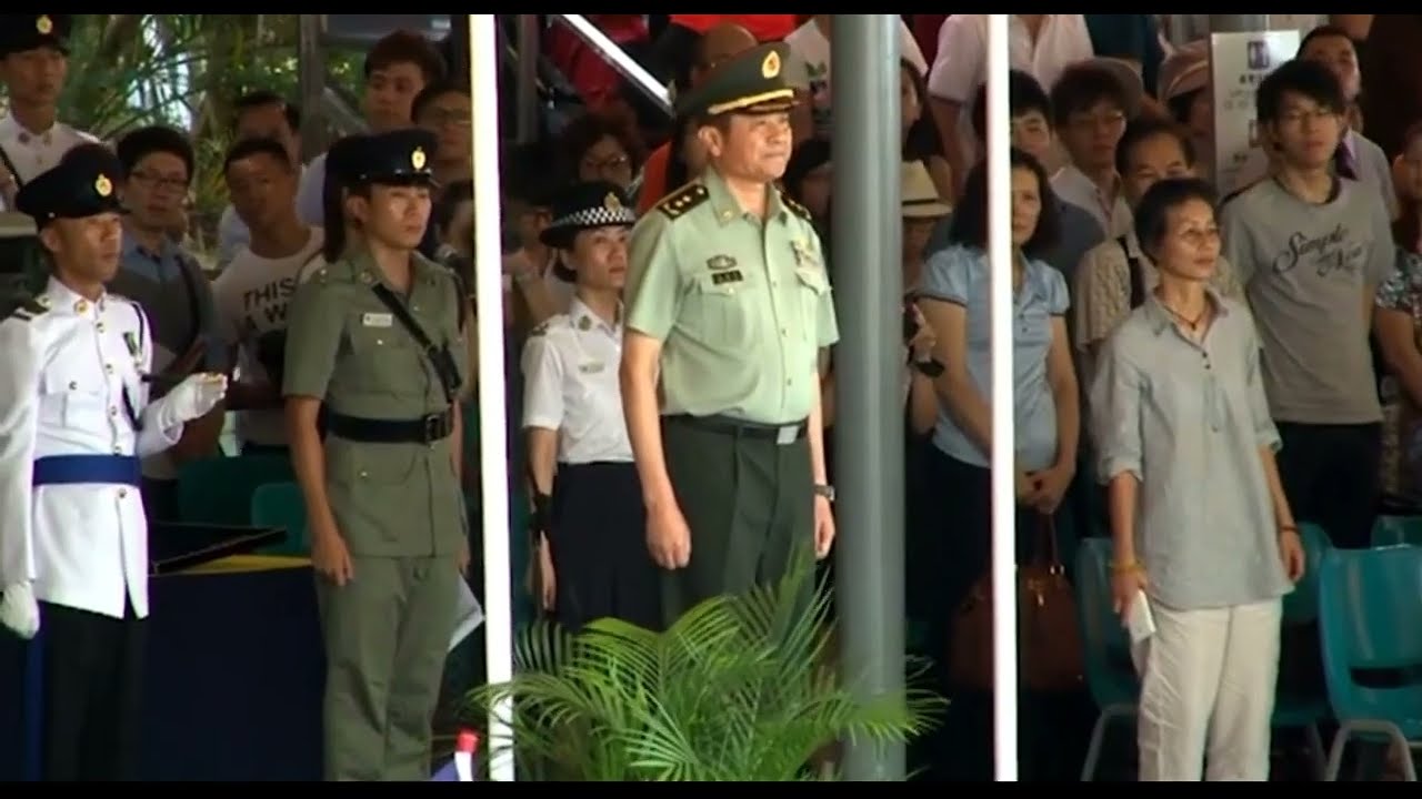 General Salute to Commander of Chinese Forces Hong Kong - HKCSD 2014 ...