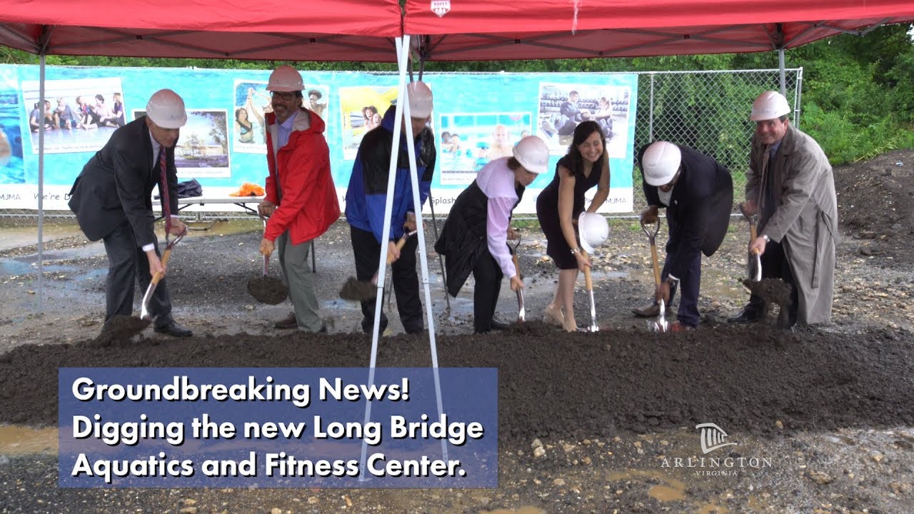 Long Bridge Aquatics & Fitness Center Groundbreaking - YouTube