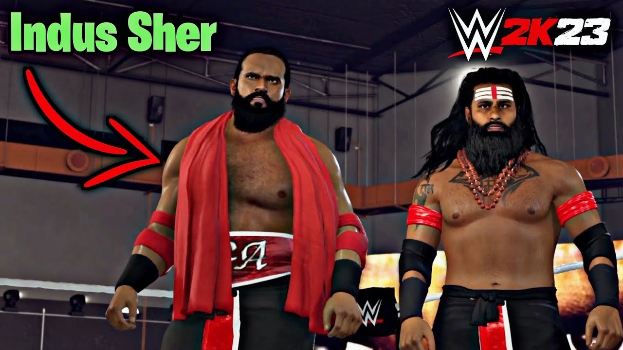 WWE 2K23: How to create Indus Sher - YouTube