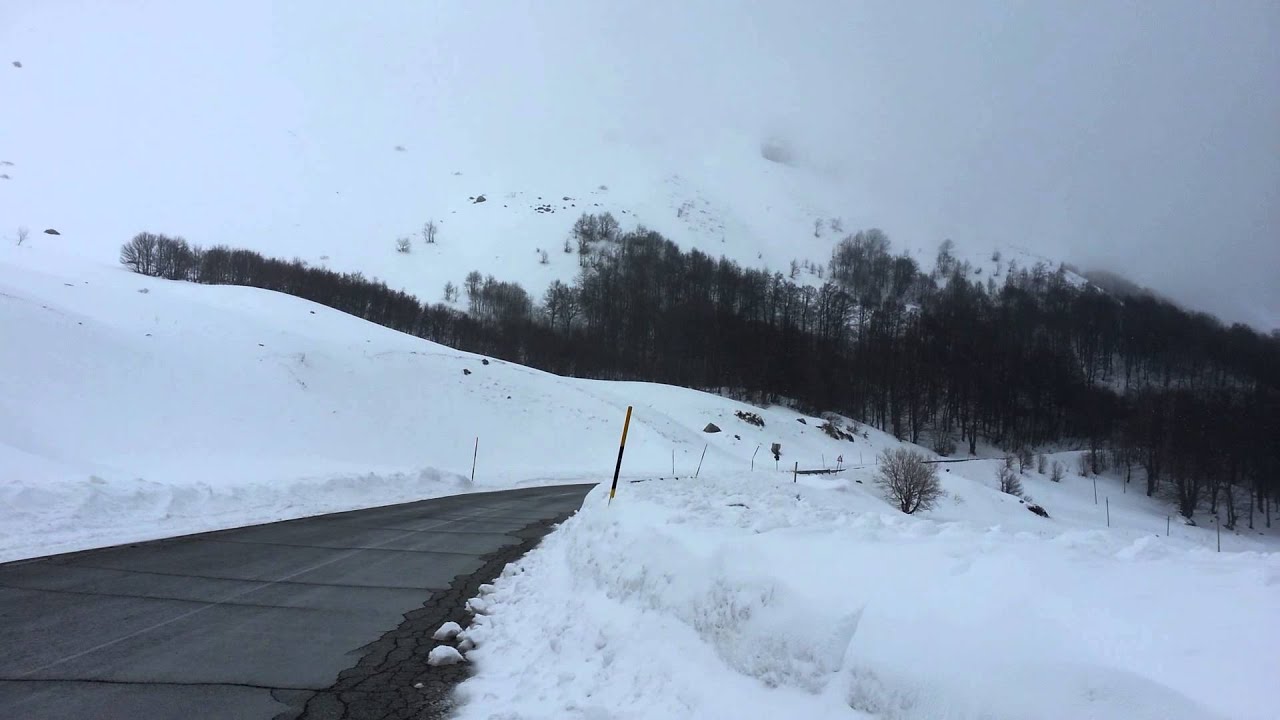 Terminillo tanta neve marzo 2014 big snow - YouTube