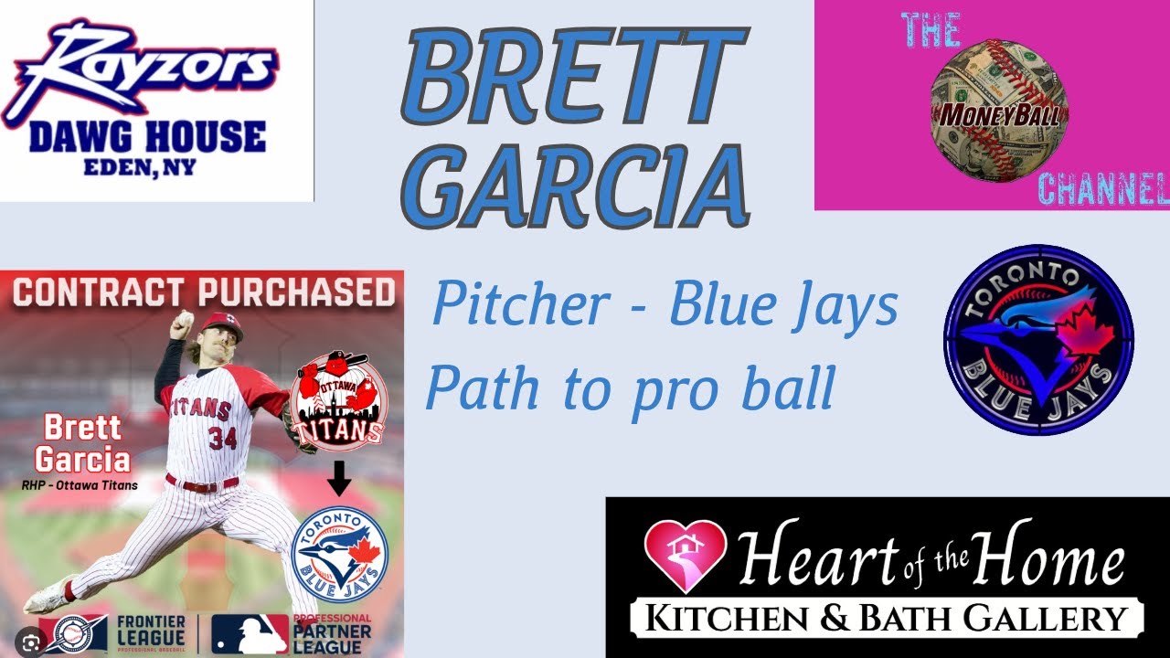 BRETT GARCIA-SIGNED BY THE BLUEJAYS - YouTube