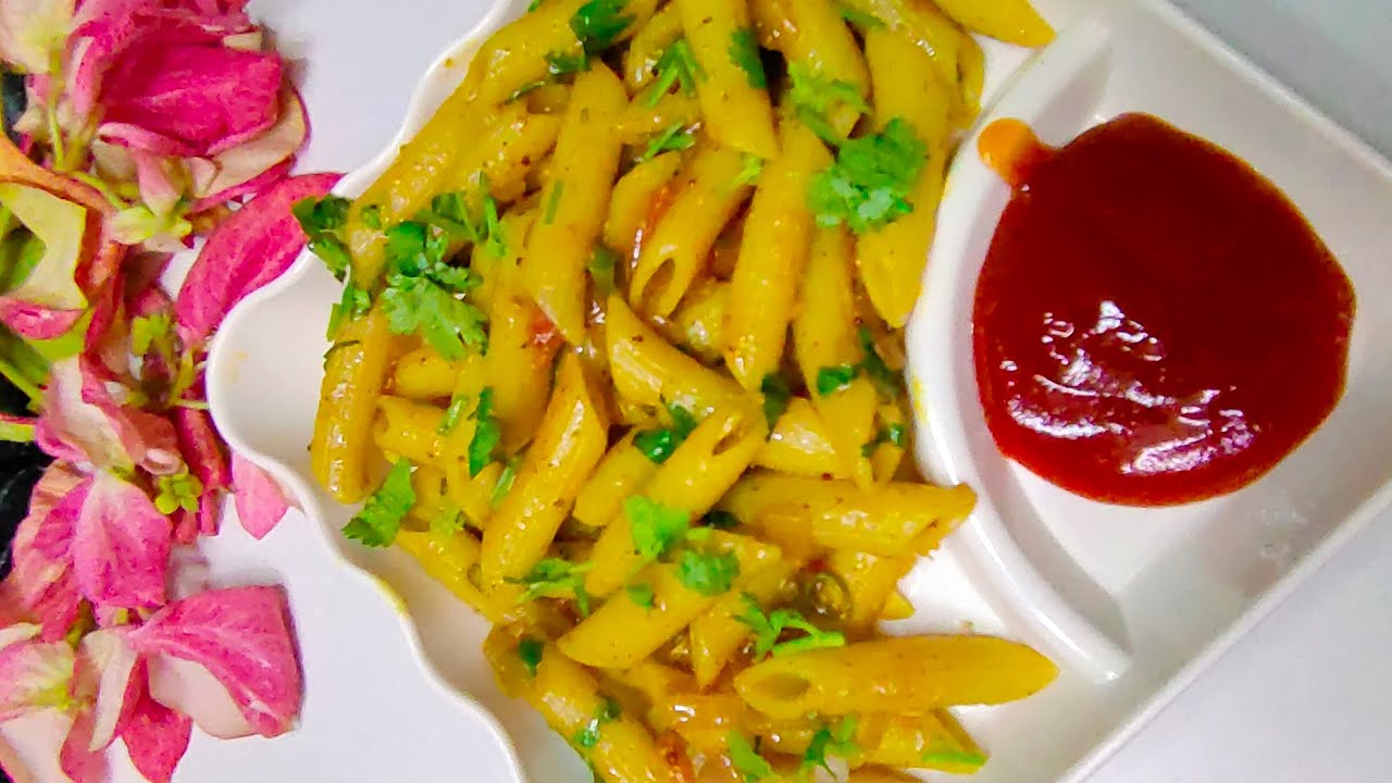 Masala Pasta recipe | indian style pasta recipe | indian desi pasta ...