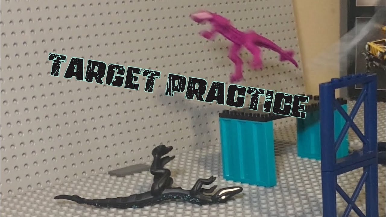 Using mutant lizards as target practice - YouTube