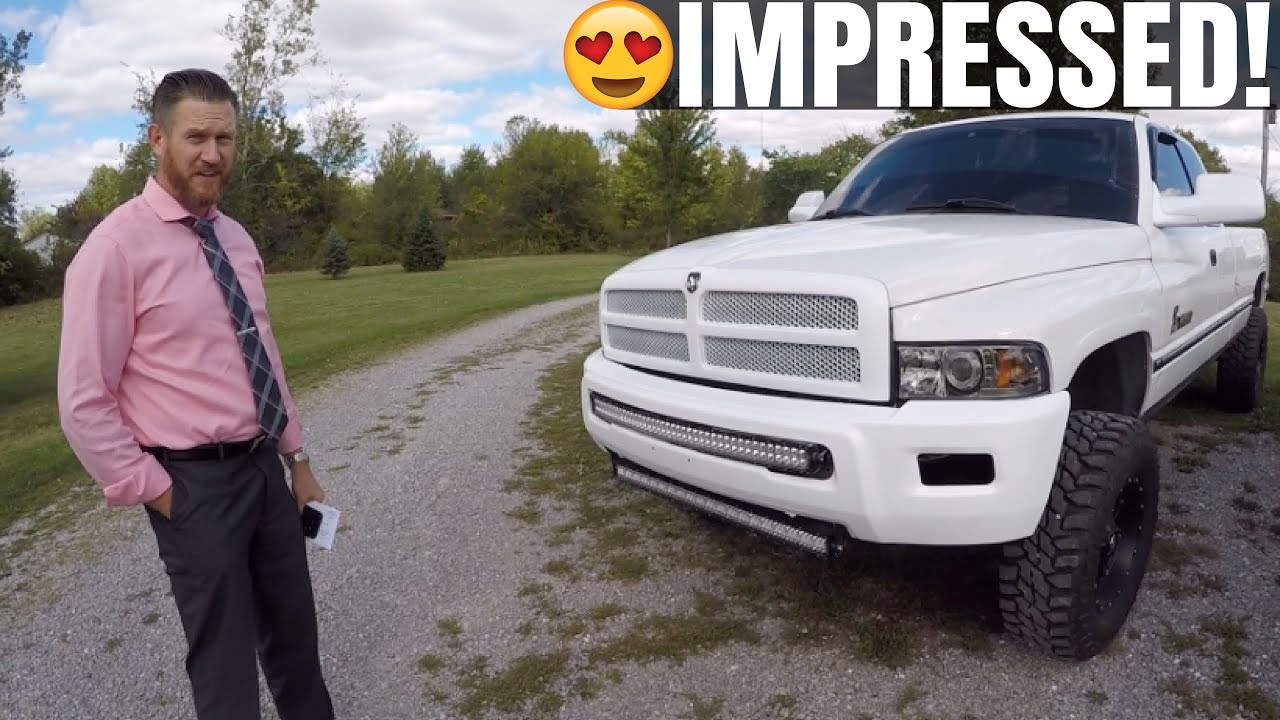 WHAT DOES MY DAD THINK OF MY COLOR MATCHED CUMMINS??? - YouTube